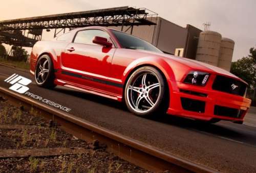 German Prior Design rdesigns the Ford Mustang with a new aero package ...